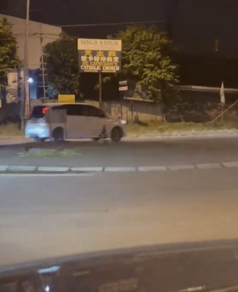 Sabah Drivers Stumble Upon ‘Smol’ Christmas Tree In The Middle Of ...
