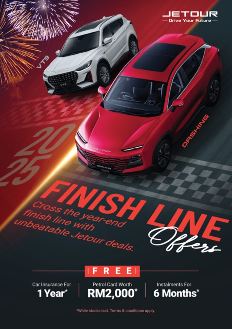Jetour Offers Year-End Promo With Free 6-Month Instalment, RM2,000 ...