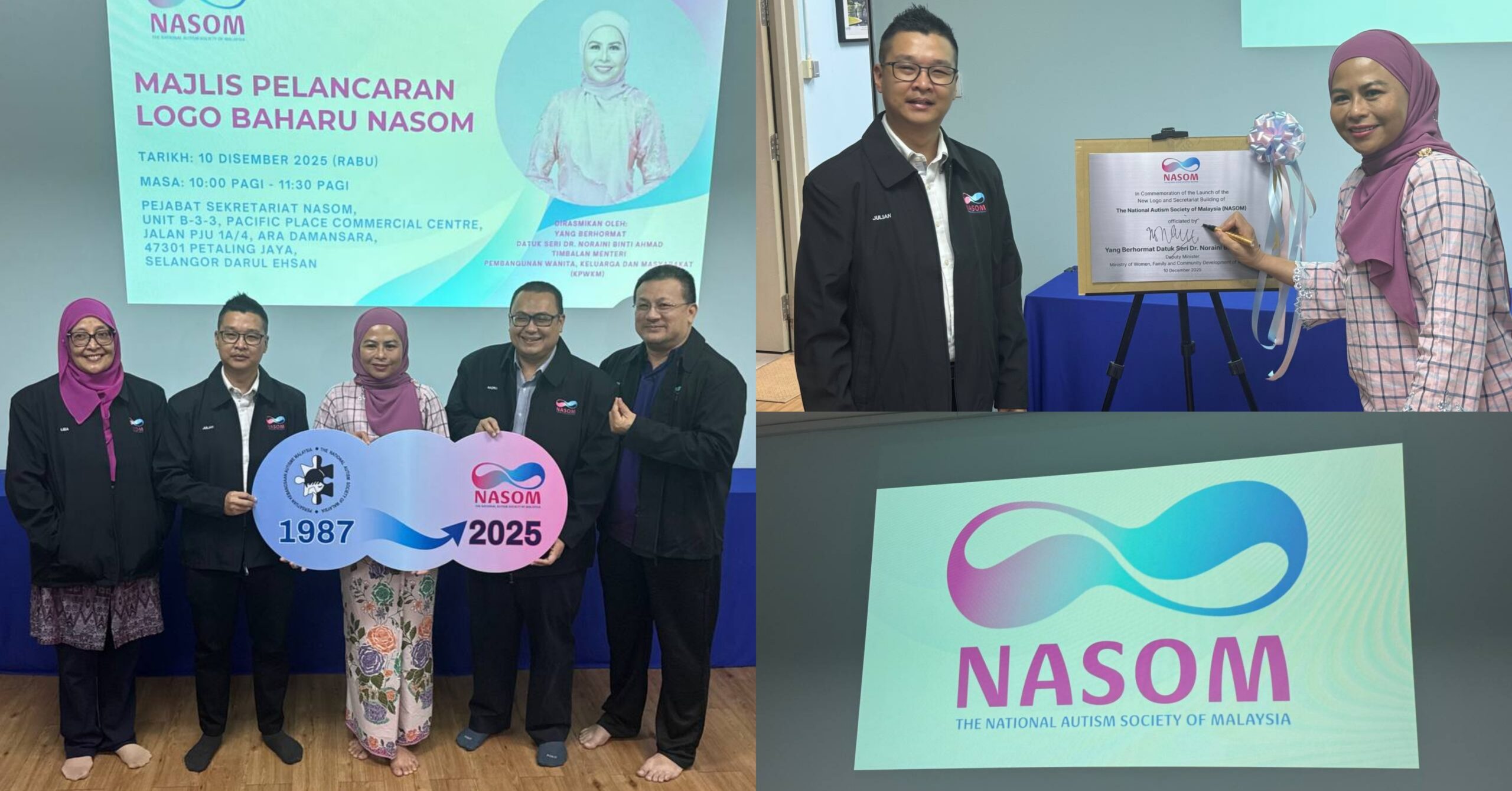 NASOM Perkenal Logo Baharu Secara Rasmi Bagi Memperkasa Komuniti ...