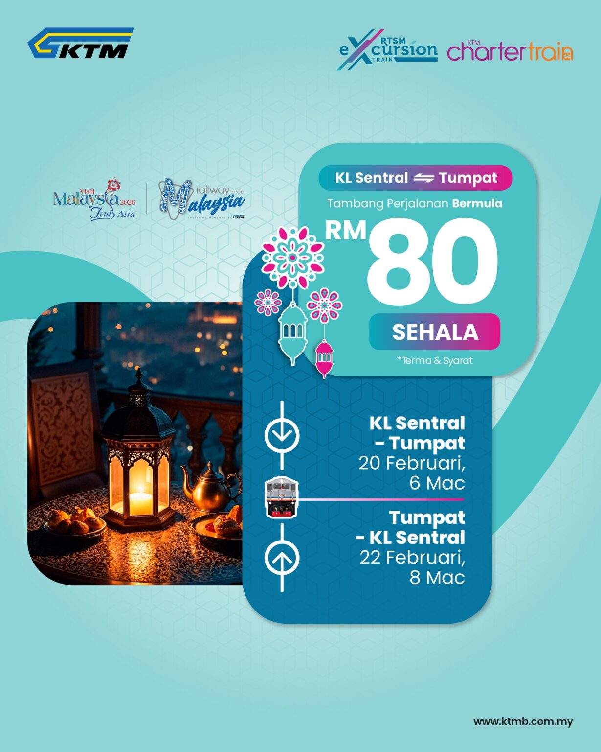 KTMB Offers Additional Ramadan & Aidilfitri East Coast Trains, Tickets ...