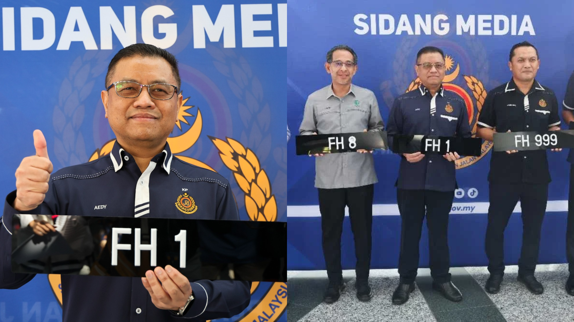 JPJ Buka Bidaan Nombor Pendaftaran ‘FH 1–9999’ Sempena Hari Wilayah ...
