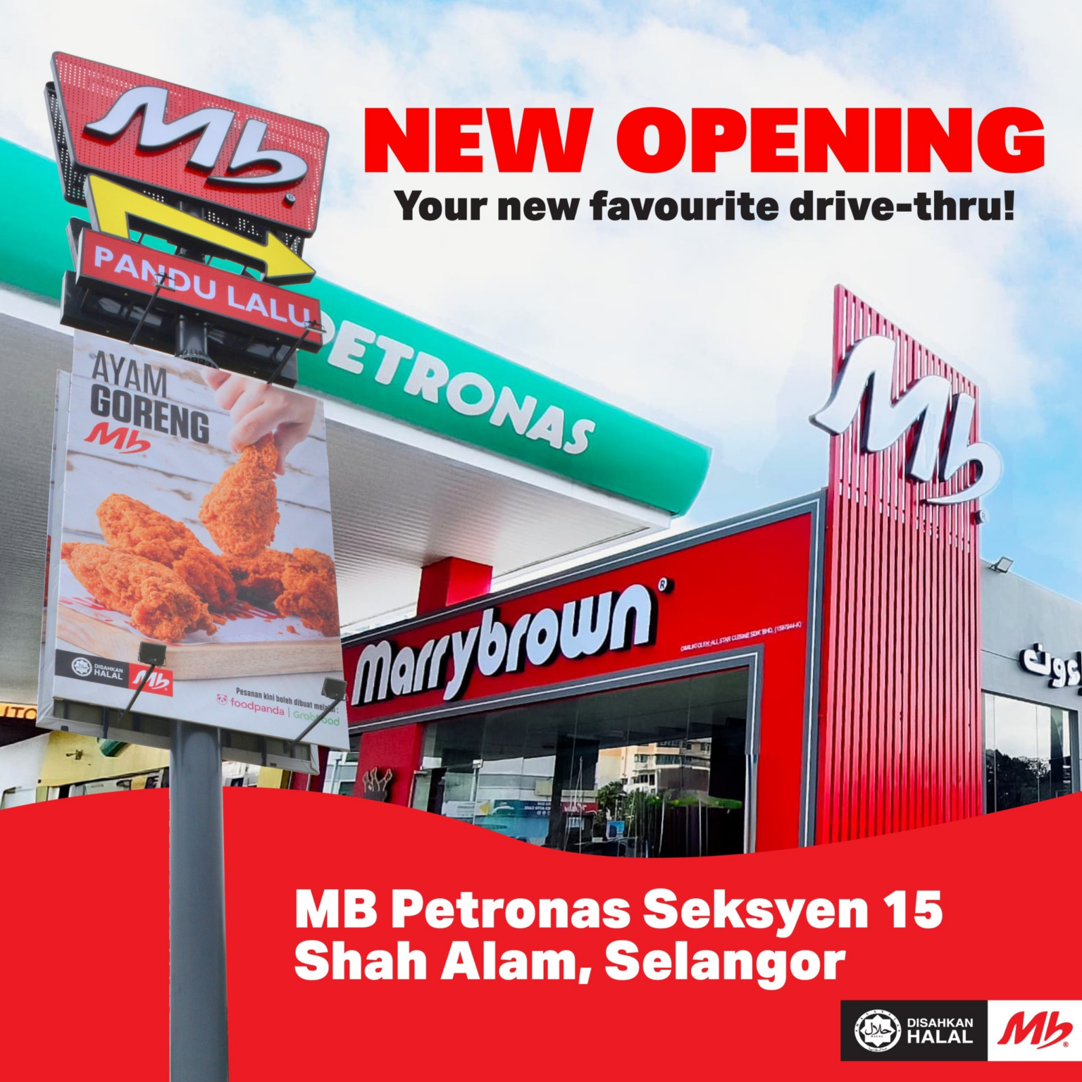 Marrybrown Partners With MESRA For Its Latest Drive-Thru At PETRONAS ...