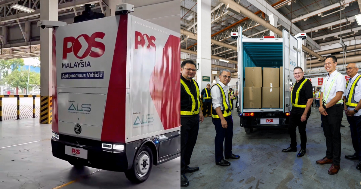 Pos Malaysia Launches Its First Driverless Delivery Van