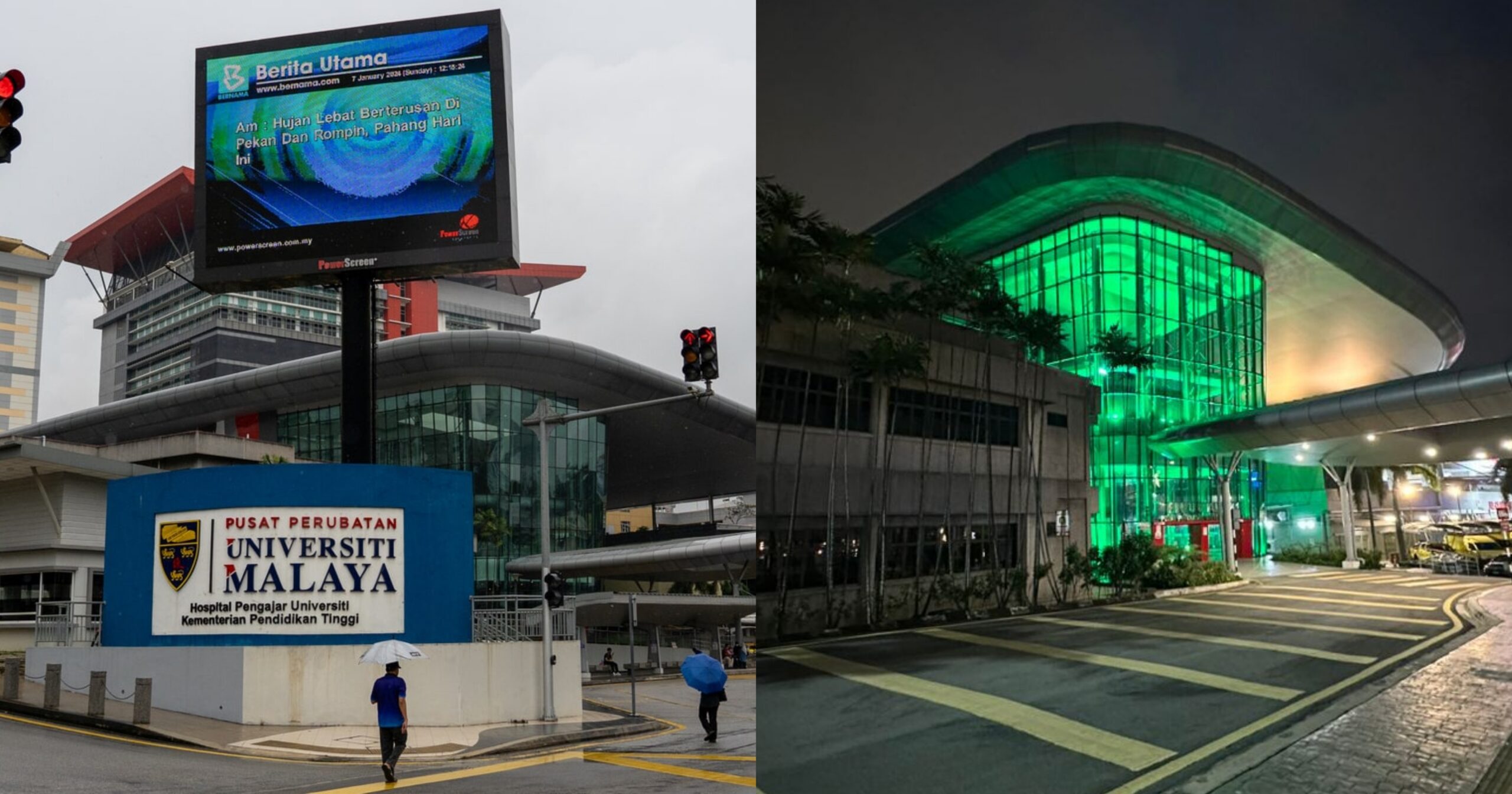 Pernah Nampak Cahaya Hijau Terangi Plaza PPUM? Ada Maksud Menyentuh ...