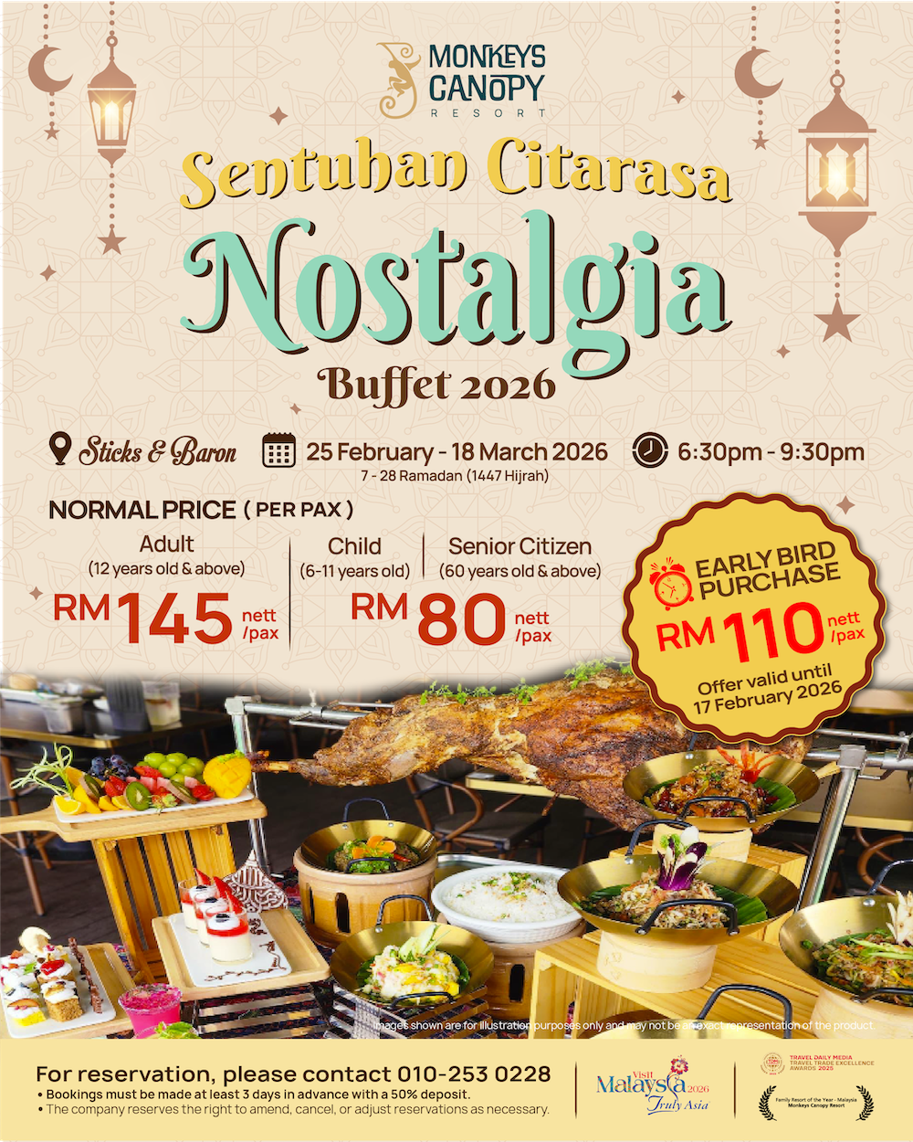 Monkeys Canopy Resort Brings Back Classic Flavours With ‘Sentuhan ...
