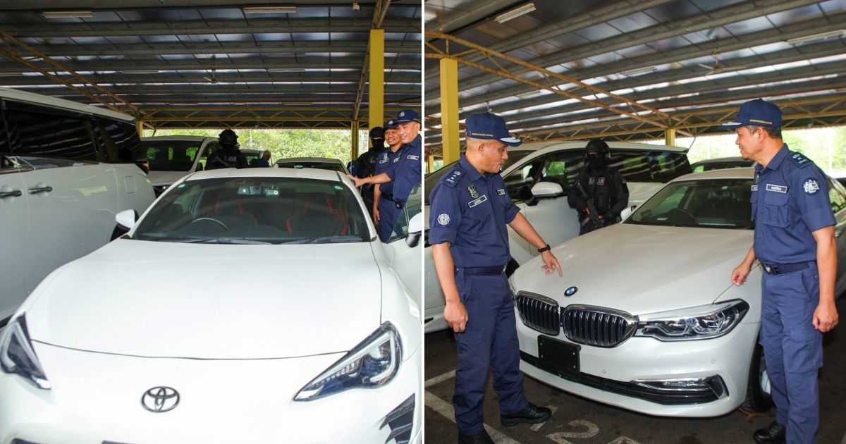 42 Luxury Cars Seized By Johor Customs In RM22 Million Operation