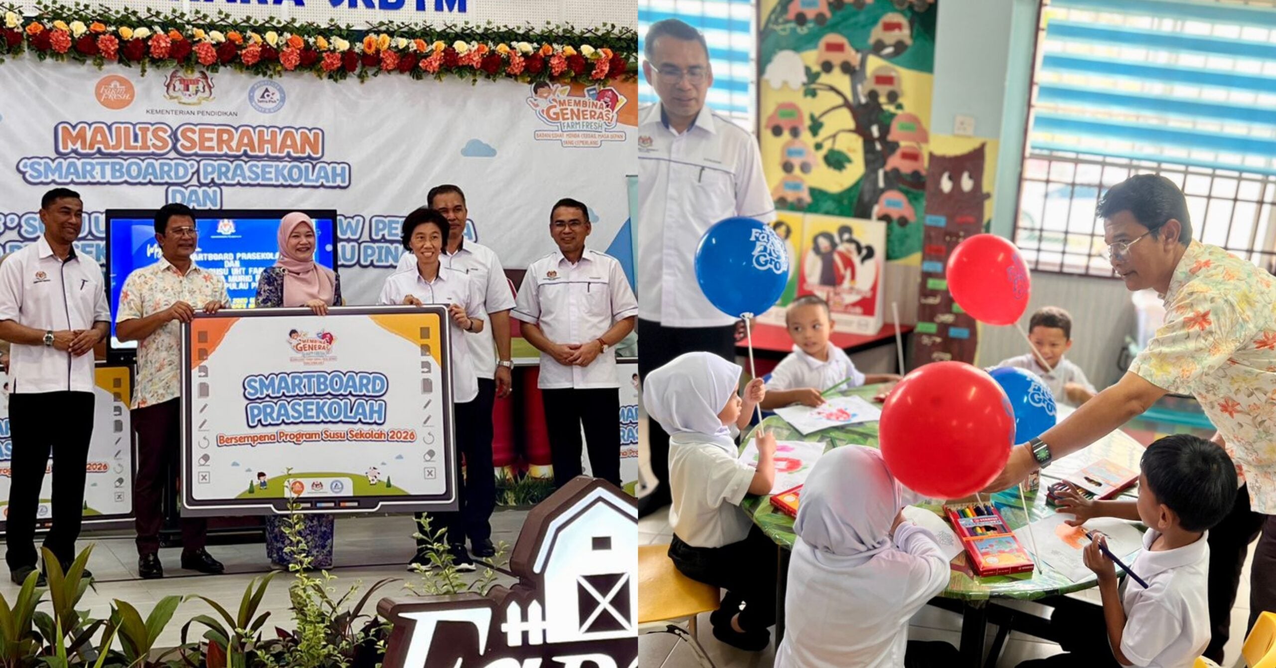 Sokong Agenda KPM, Farm Fresh Agih 150,000 Pek Susu Percuma ...
