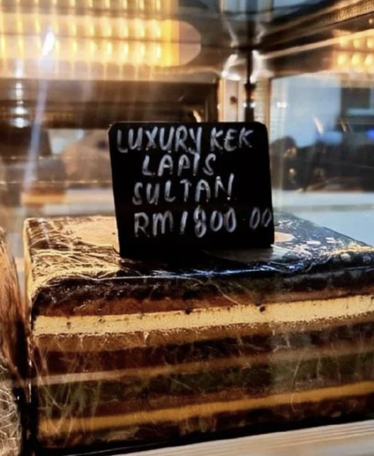 This RM1,800 Kek Lapis Sultan Is A Luxurious Dessert Fit For Royalty