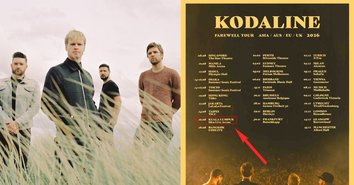 Kodaline Is Coming To KL For Their Farewell Tour This August