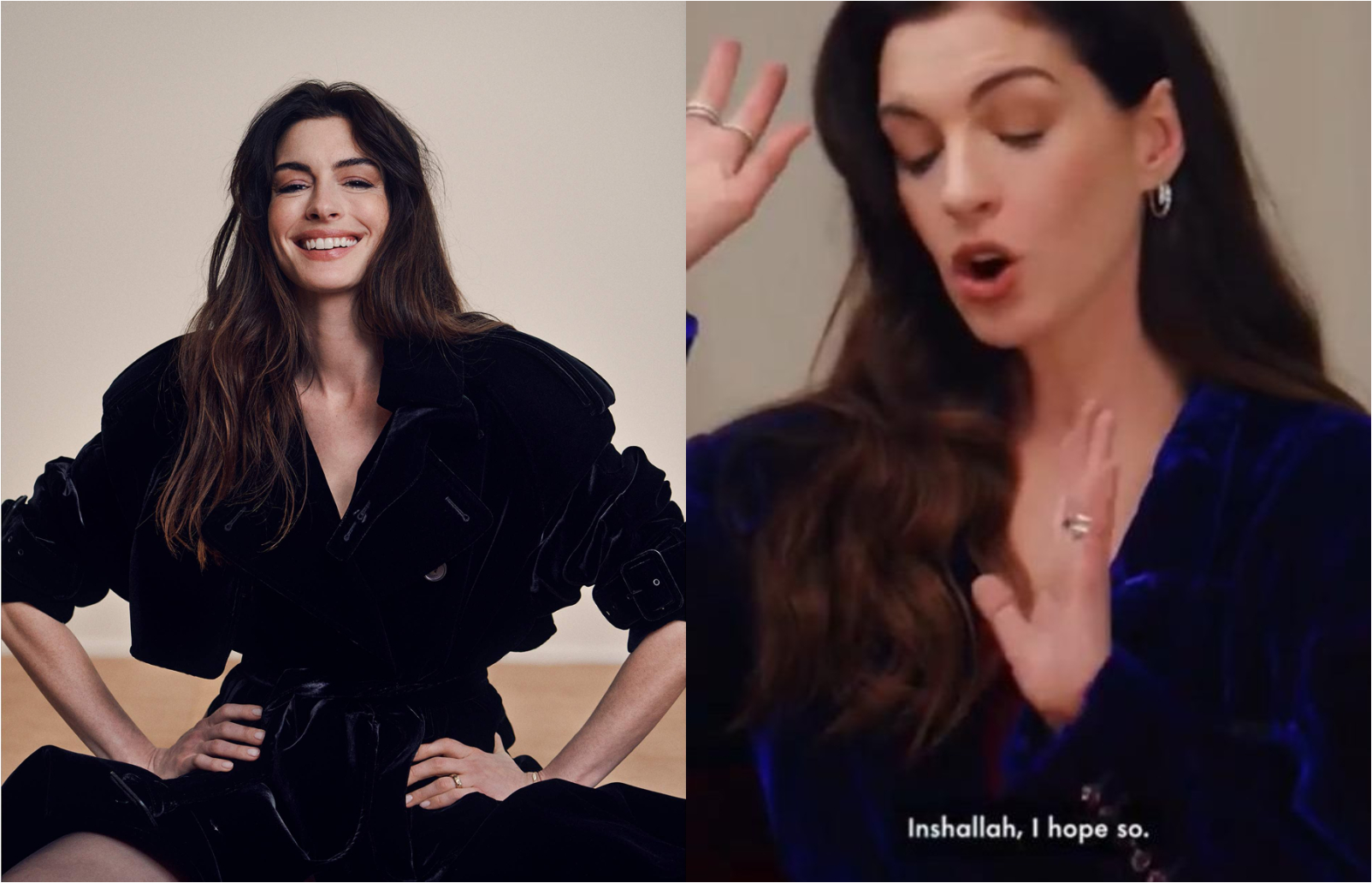 Video Anne Hathaway Sebut ‘Insya-Allah’ Raih Perhatian Ramai Warganet ...
