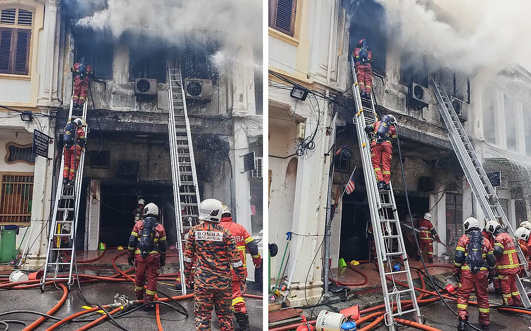 88-Year-Old Senior Lawyer Among 2 Dead In Penang Law Firm Fire
