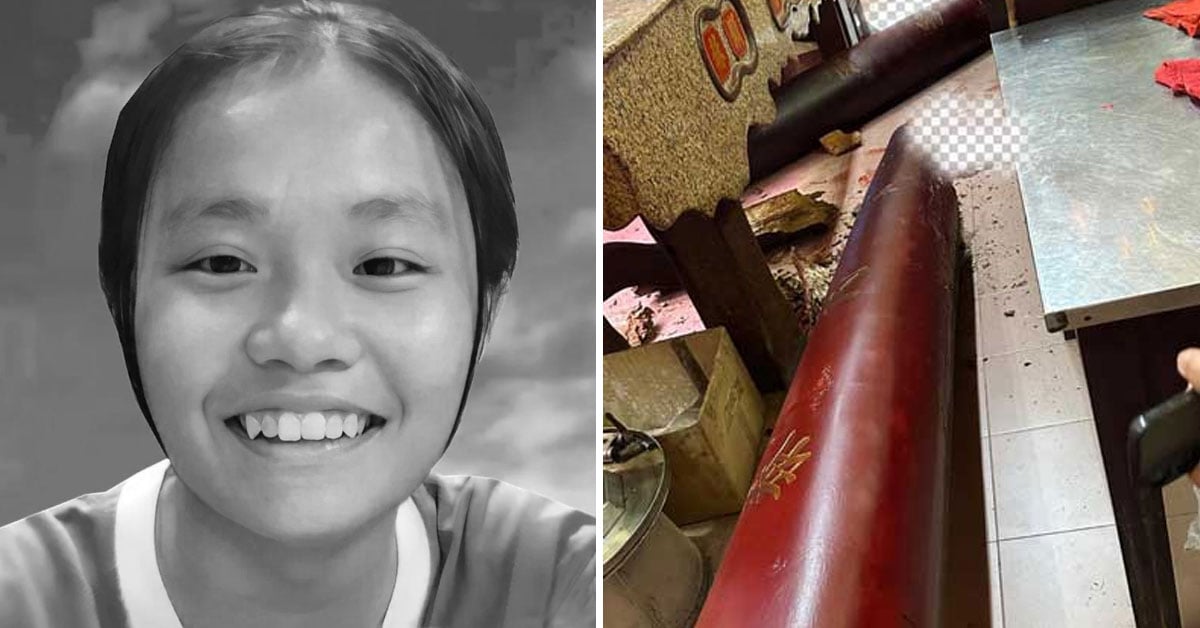 Teen Girl Killed By 1,000KG Wooden Beam While Cleaning Temple In Selangor