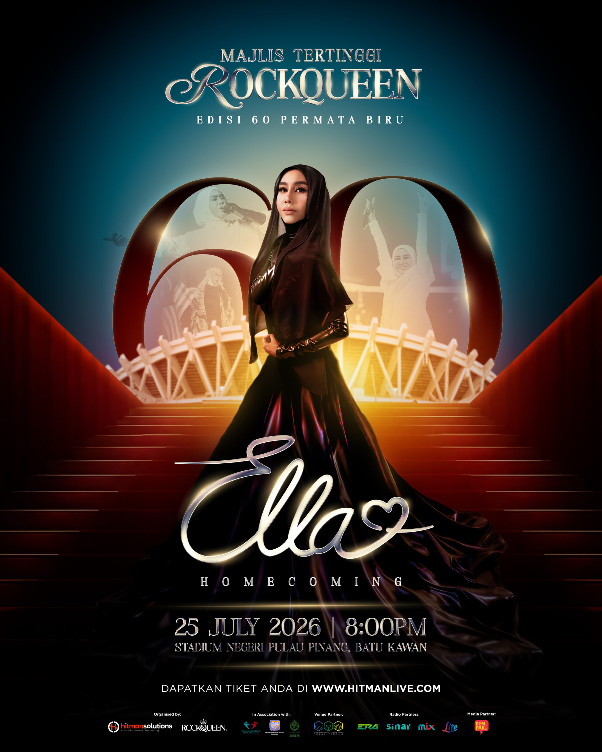 Ella Lakarkan Sejarah Di Batu Kawan, Konsert Pertama Di Stadium Negeri ...