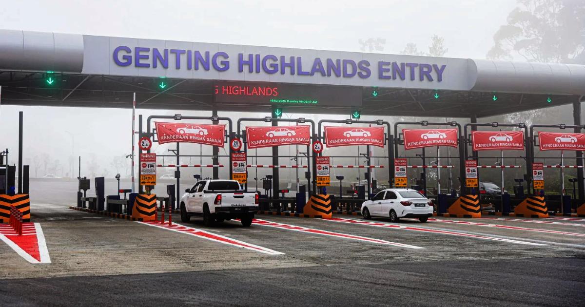 Genting Highlands Toll Starts From 28 May, Charges Range From RM3.30 To ...