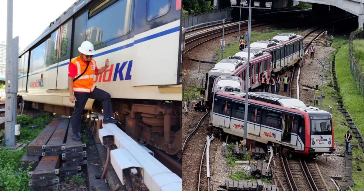 Here’s How A Faulty Track Switch Caused The LRT Train To Derail Near ...