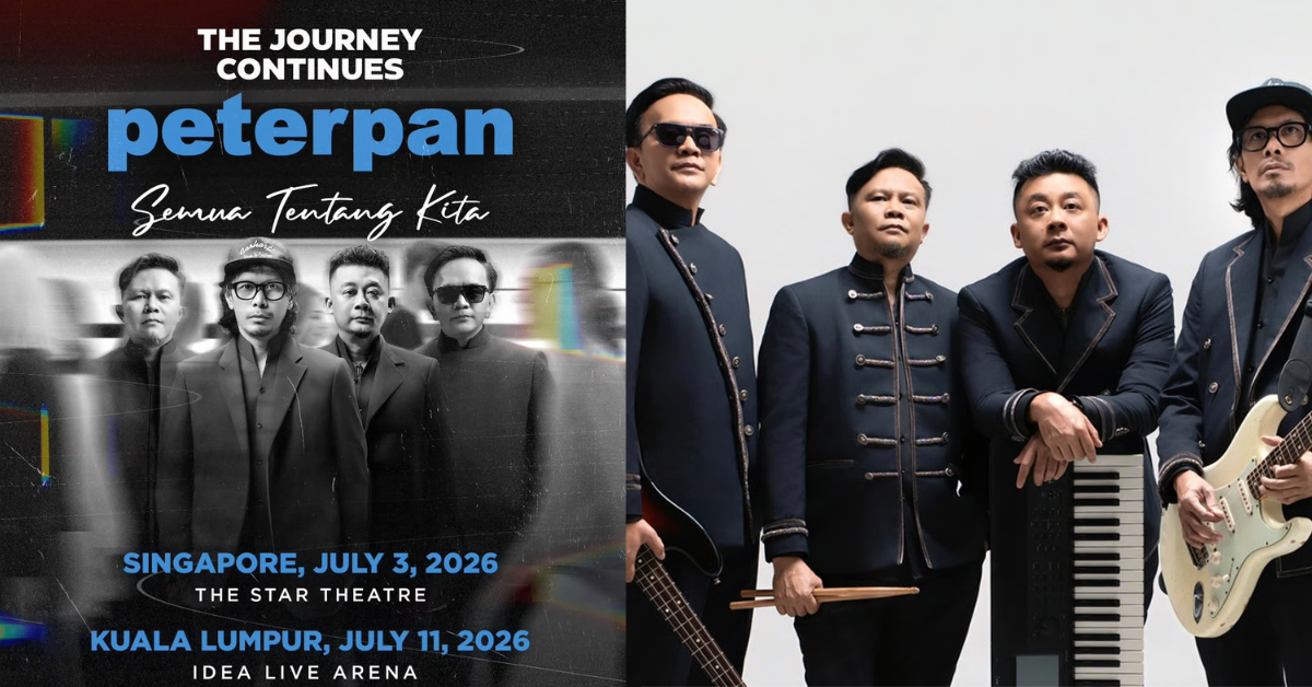 Peterpan To Perform In Malaysia & Singapore This July