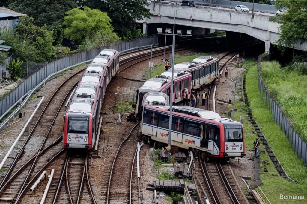 Here’s How A Faulty Track Switch Caused The LRT Train To Derail Near ...