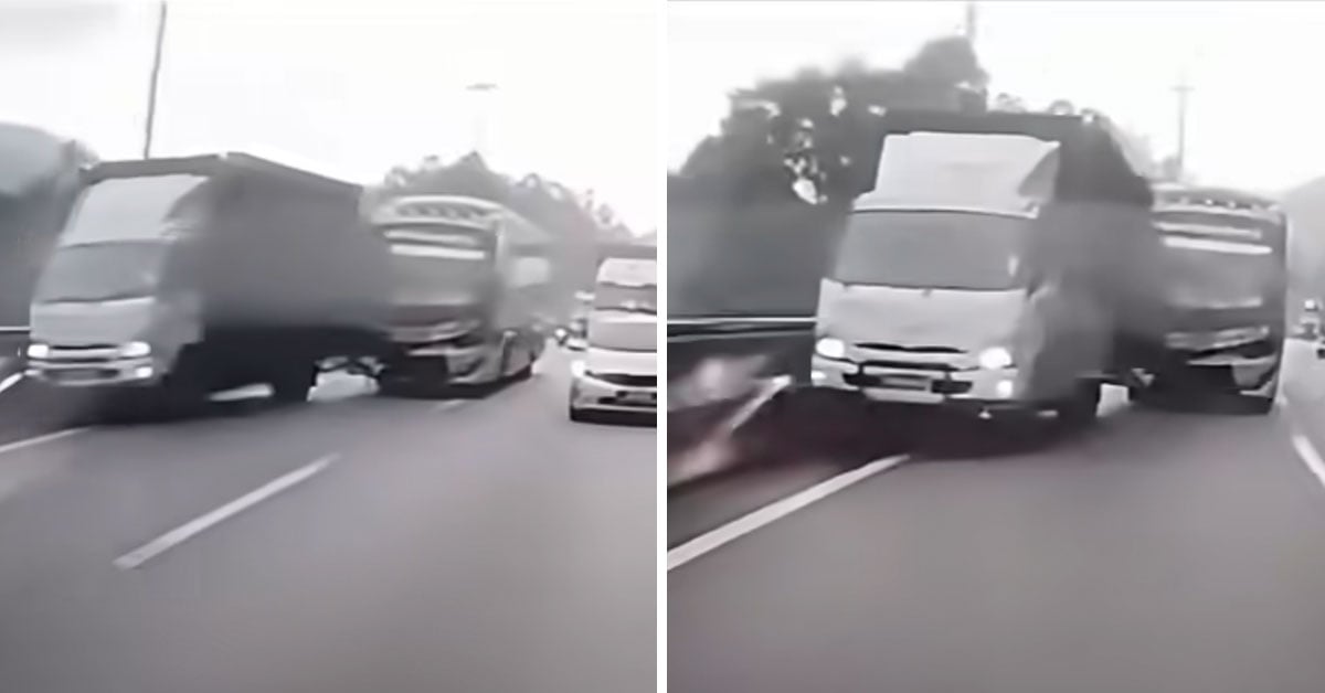 Lorry Driver Becomes Hero After Blocking Out-of-Control Bus With His ...