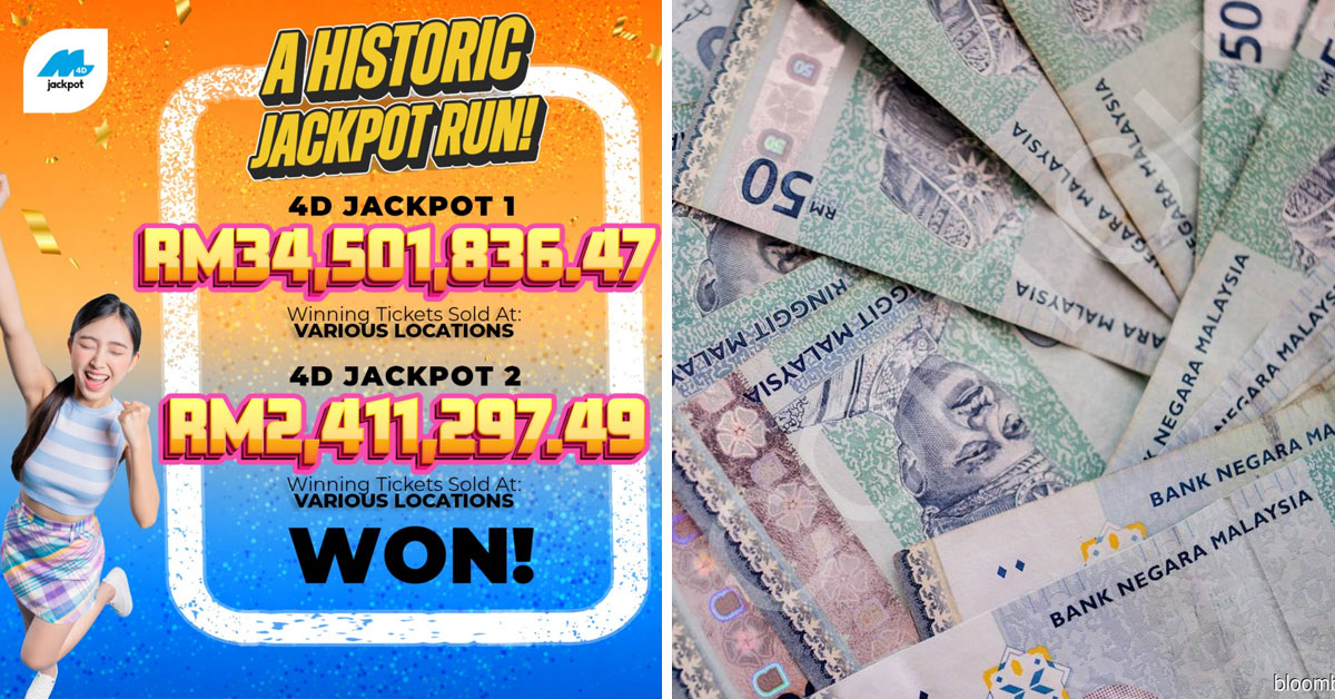 Magnum 4D Punters Win Record RM34 Million Jackpot, Top 5 Winners All ...