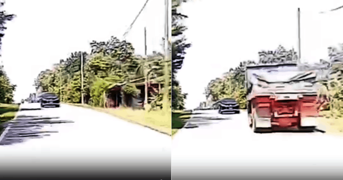 Footage Surfaces Showing How Proton X50 Veered Into Oncoming Lorry In ...
