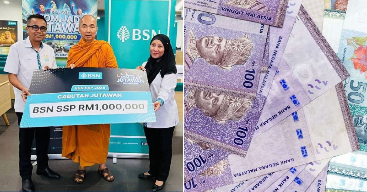 73-Year-Old Penang Monk Wins RM1 Million In BSN Savings Draw